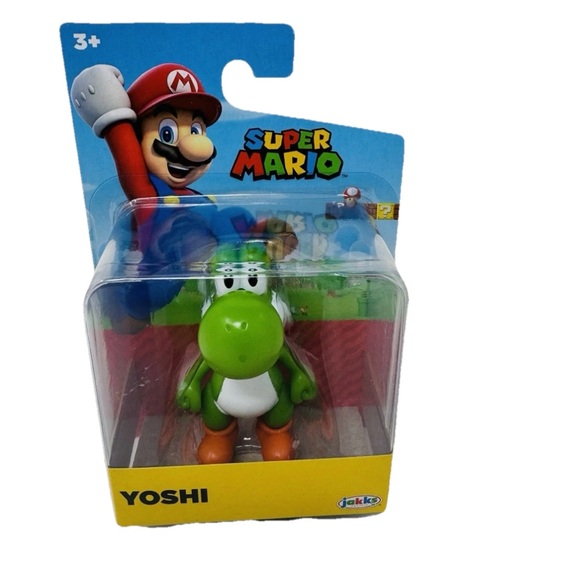 Jakks Pacific | Toys | Super Mario Yoshi Mini Action Figure 25 New ...